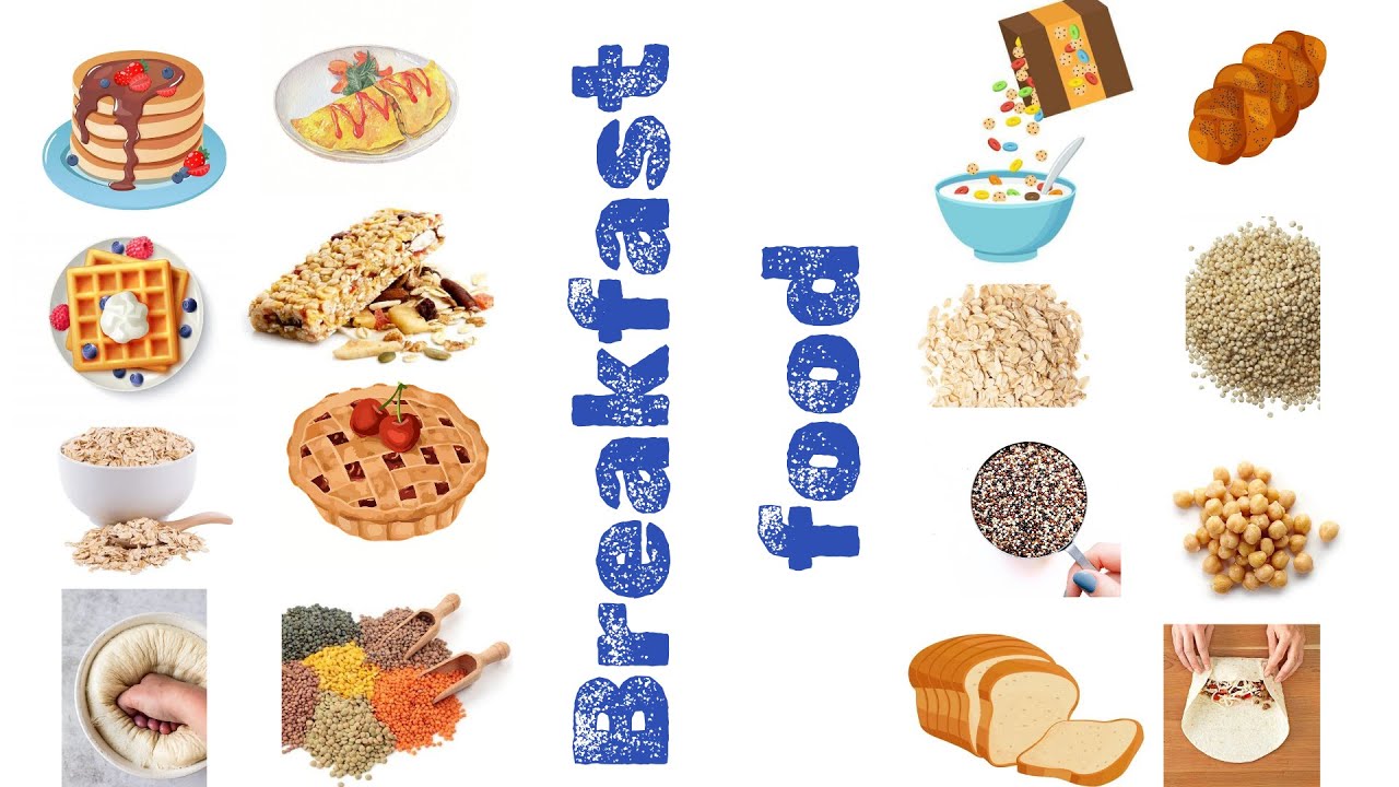 Breakfast food vocabulary in English |learn English - YouTube