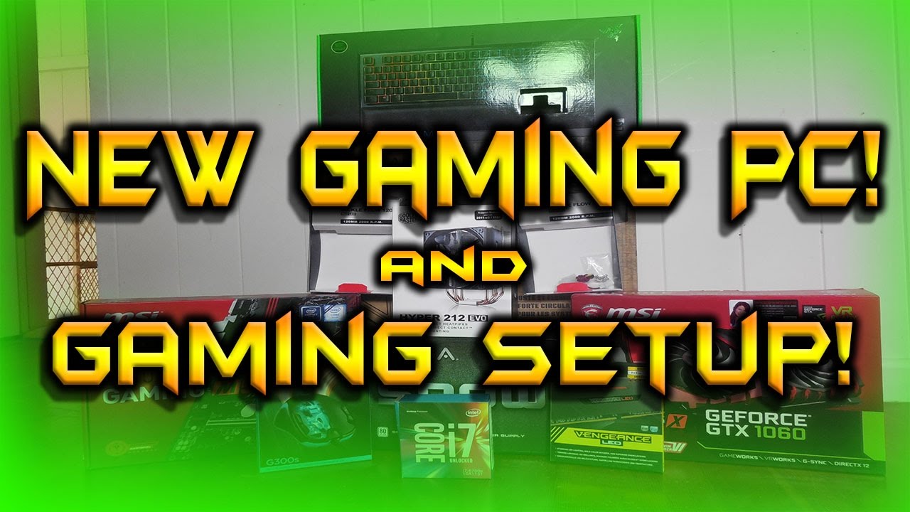 NEW GAMING PC and GAMING SET UP (HD) - YouTube