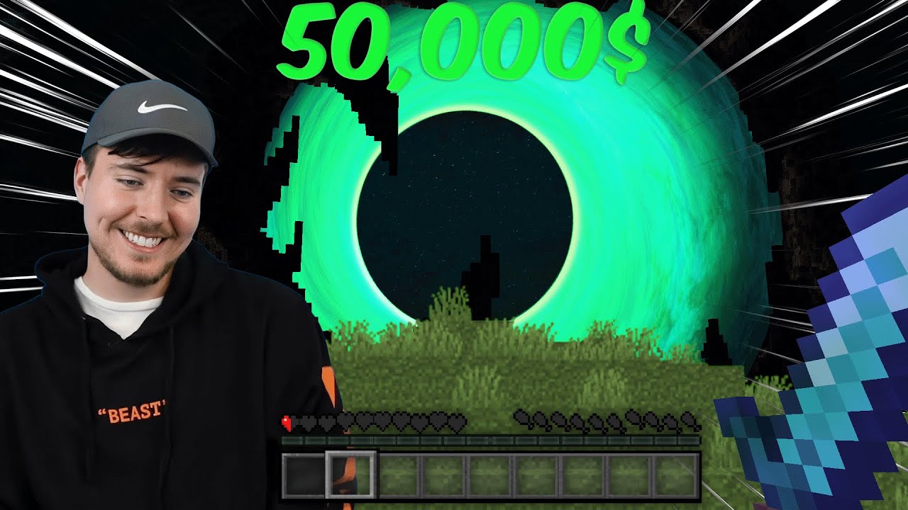 I Conquered Minecraft's Most expensive Mr Beast Mod (50,000) - YouTube