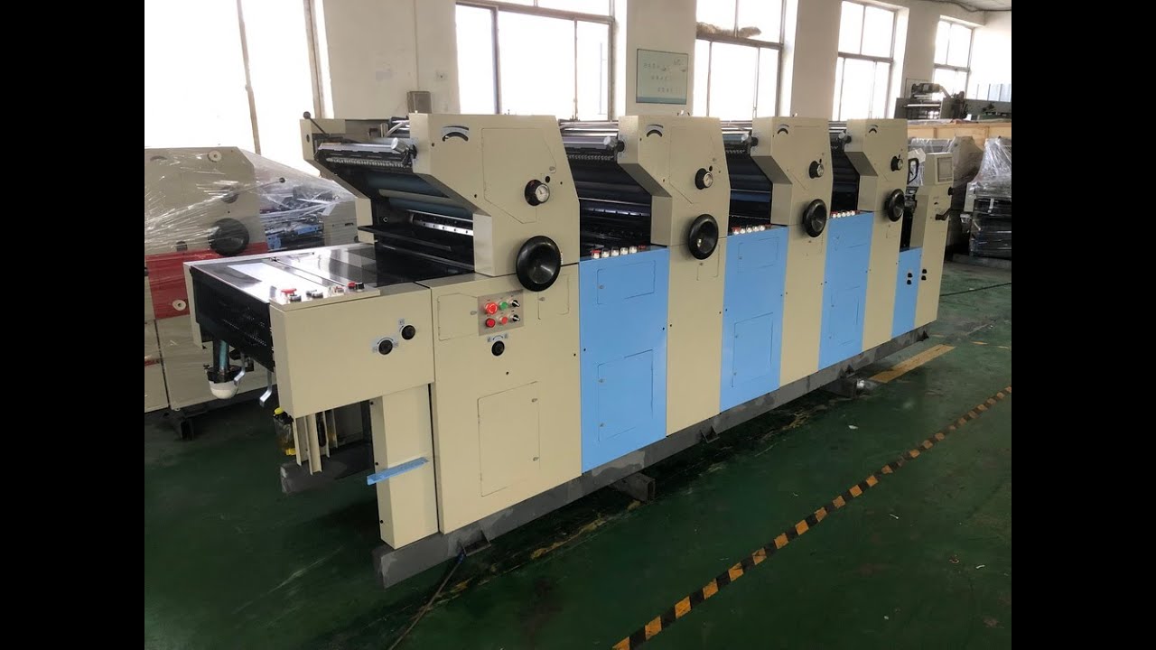 4 COLOR OFFSET PRINTING MACHINE 3RD GENERATION 620X450MM SIZE ZR462IIA ...