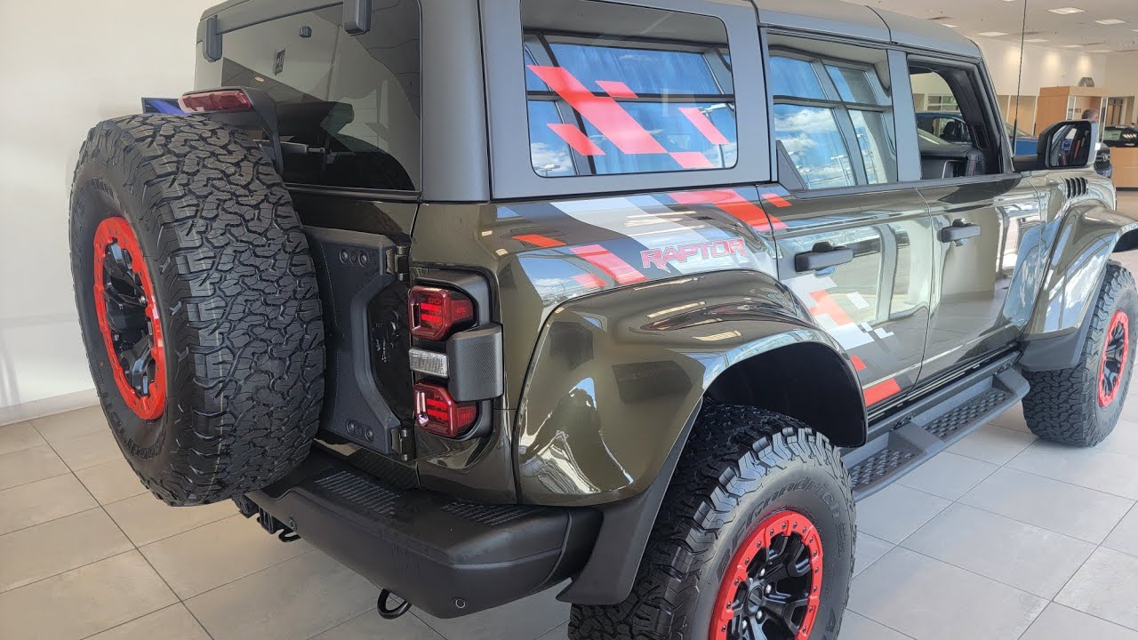 2024 Bronco Raptor (Shelter Green) 3.0 V6 with Orange Appearance ...