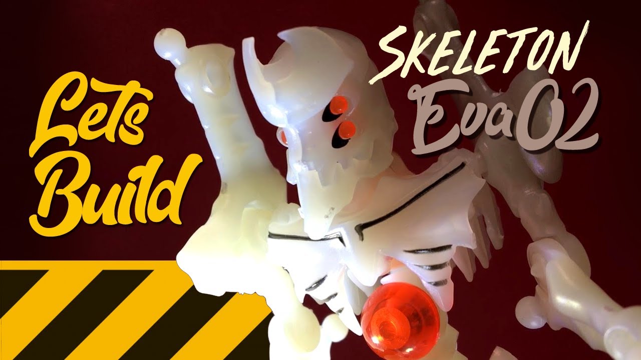 EVANGELION UNIT 02 "SKELETON" MODEL KIT BUILD / HONE HONE-GELION ...