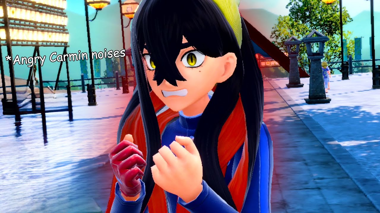 The Carmine experience in Pokemon Teal Mask - YouTube