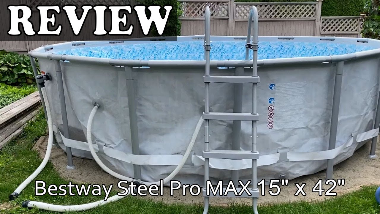 Bestway Steel Pro MAX 15' x 42" Pool Set | Full Setup & Review - YouTube