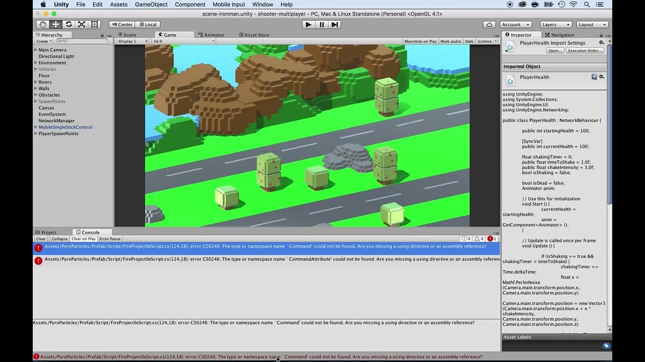Unity Multiplayer Shooter Tutorial - Part 17: Programming Player Damage Across All Clients - YouTube