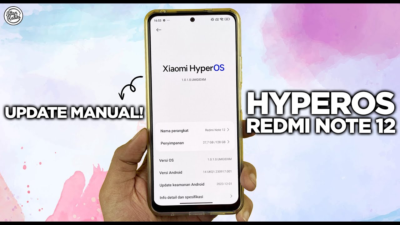 HYPEROS INDONESIA REDMI NOTE 12 - Cara Update Manual HyperOS Indonesia ...
