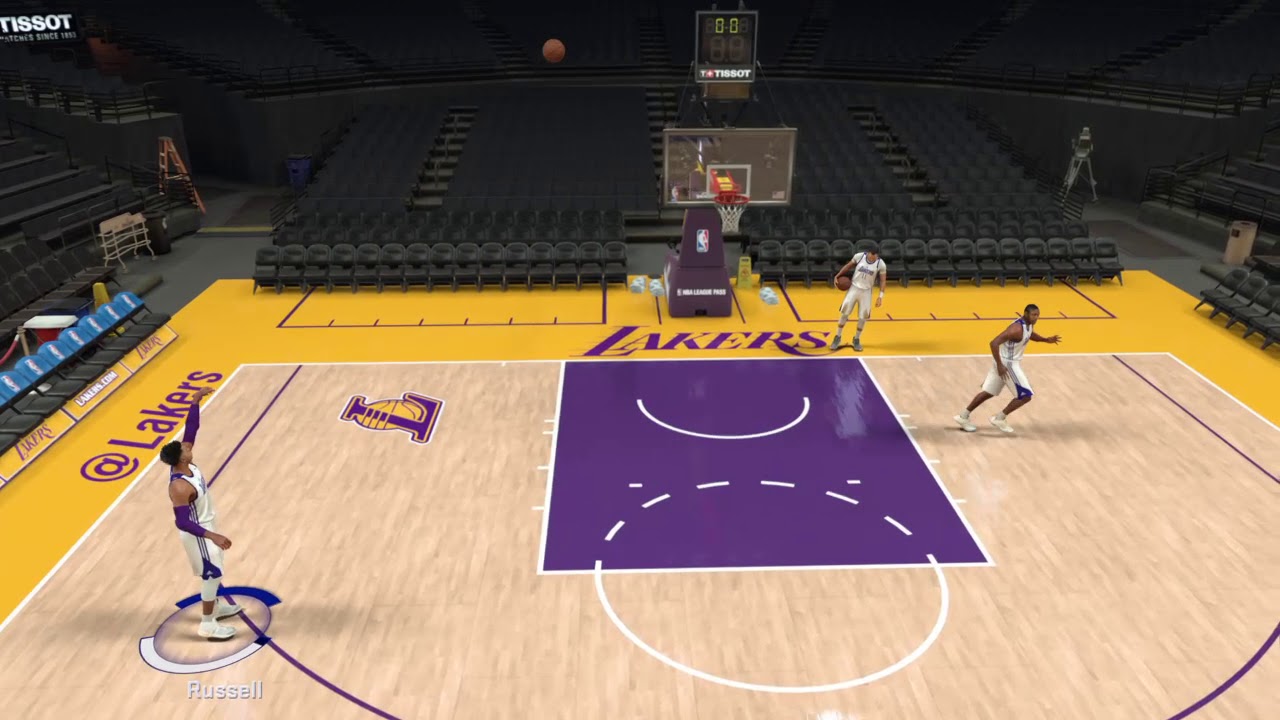 NBA 2K17 full court shot first try - YouTube