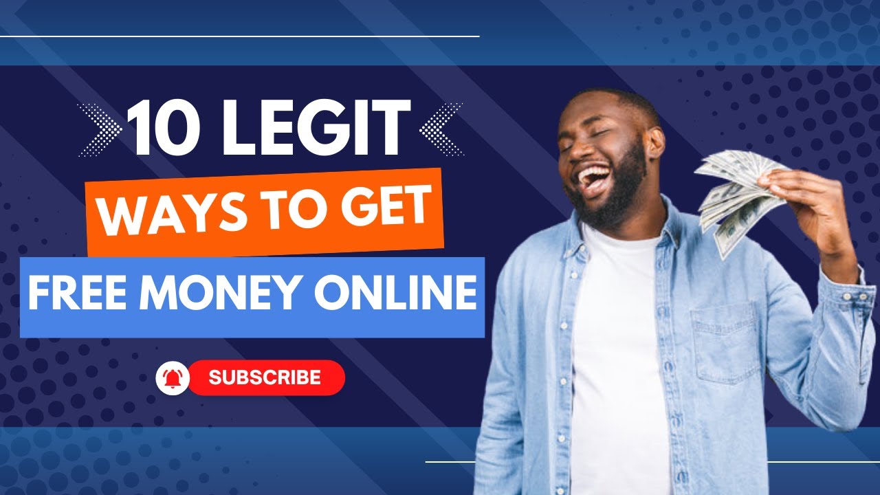 10 Legitimate Ways to Get Free Money Online - YouTube