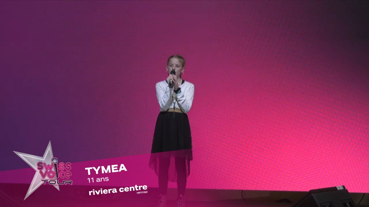 Tymea 11 ans - Swiss Voice Tour 2023, Riviera Centre, Rennaz - YouTube