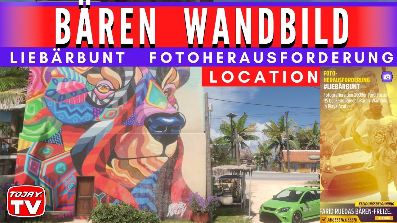 Forza Horizon 5 - BÄRENDIENST Farid Ruedas Bear Mural Location | BÄREN ...