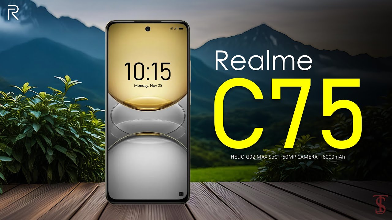 Realme C75 Price, Official Look, Design, Specifications, Camera ...