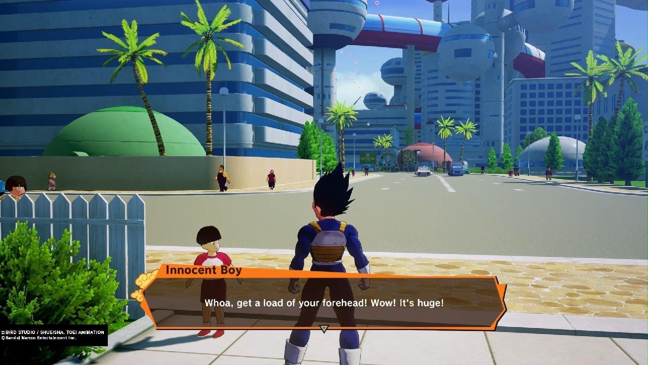 DRAGON BALL Z: KAKAROT kid roasts Vegeta😂 - YouTube