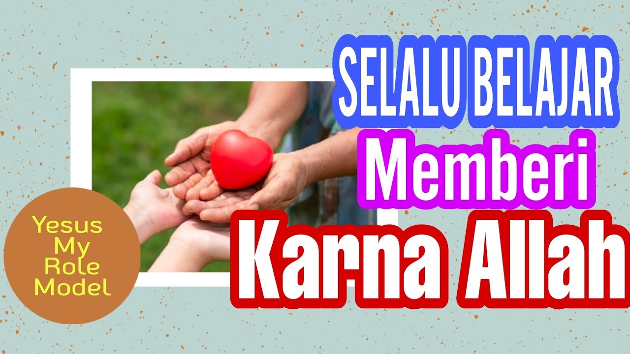 KENAPA ORANG KRISTEN SUKA MEMBERI?! Kristenisasi Kah? - YouTube