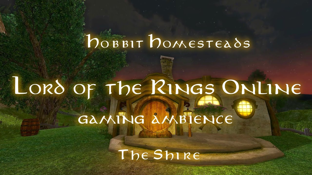 LOTRO - The Shire ambience - Hobbit Homesteads - Lord of the Rings ...