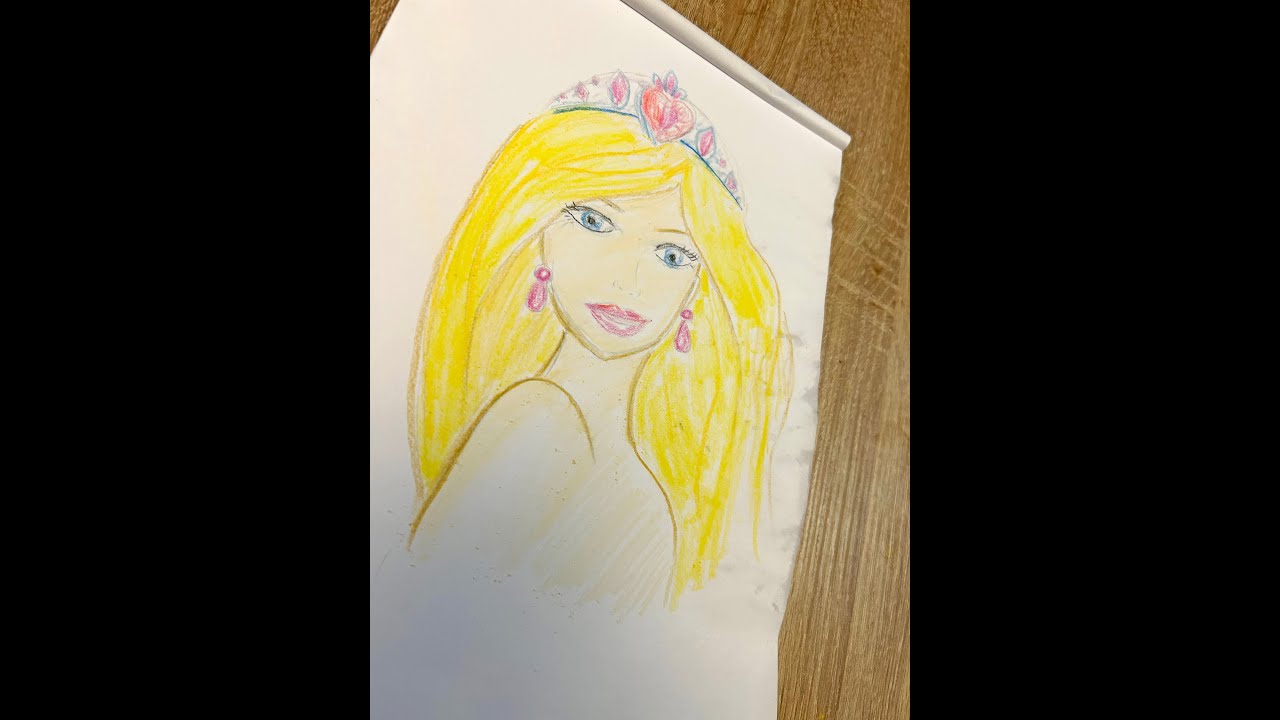 Drawing Barbie's Iconic Face - YouTube