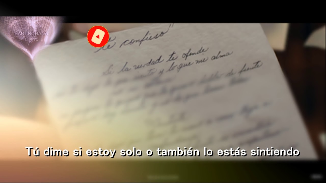 Camila - Te Confieso (Letra ofic.) - YouTube