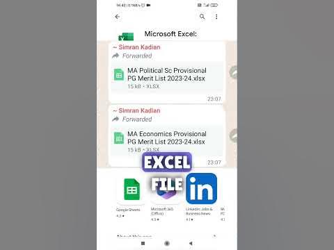 How To Open Excel File In Mobile | Excel File Mobile Me Kaise Dekhen # ...