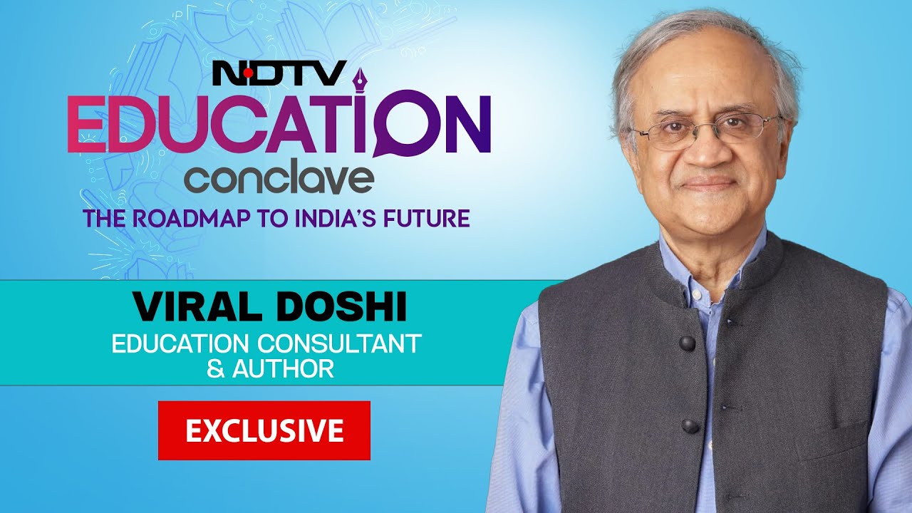 NDTV Education Conclave - Author Viral Doshi At NDTV Education Conclave - YouTube