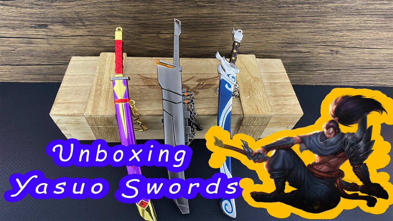 League of Legends Yasuo Swords Unboxing-Original Project:Yi Blood moon ...