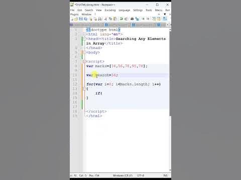 Search any element in an array (Part-1) in JavaScript | Tech Tutorial | Praveen Kumar - YouTube
