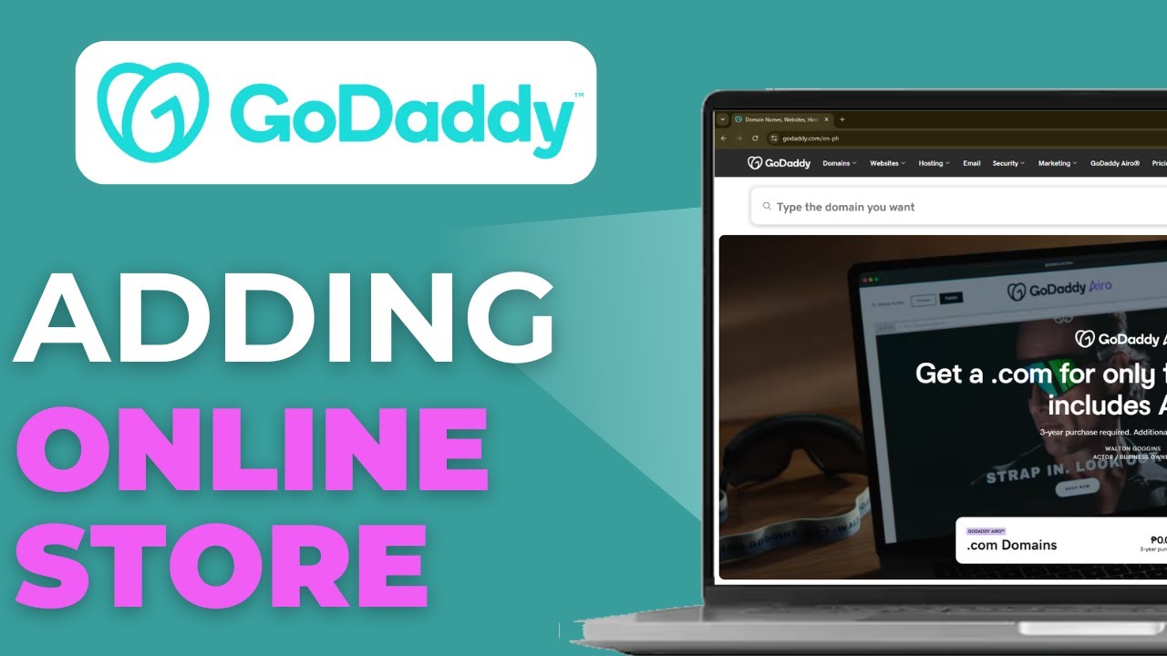 How To Add Store to GoDaddy Website Full Tutorial 2025 - YouTube