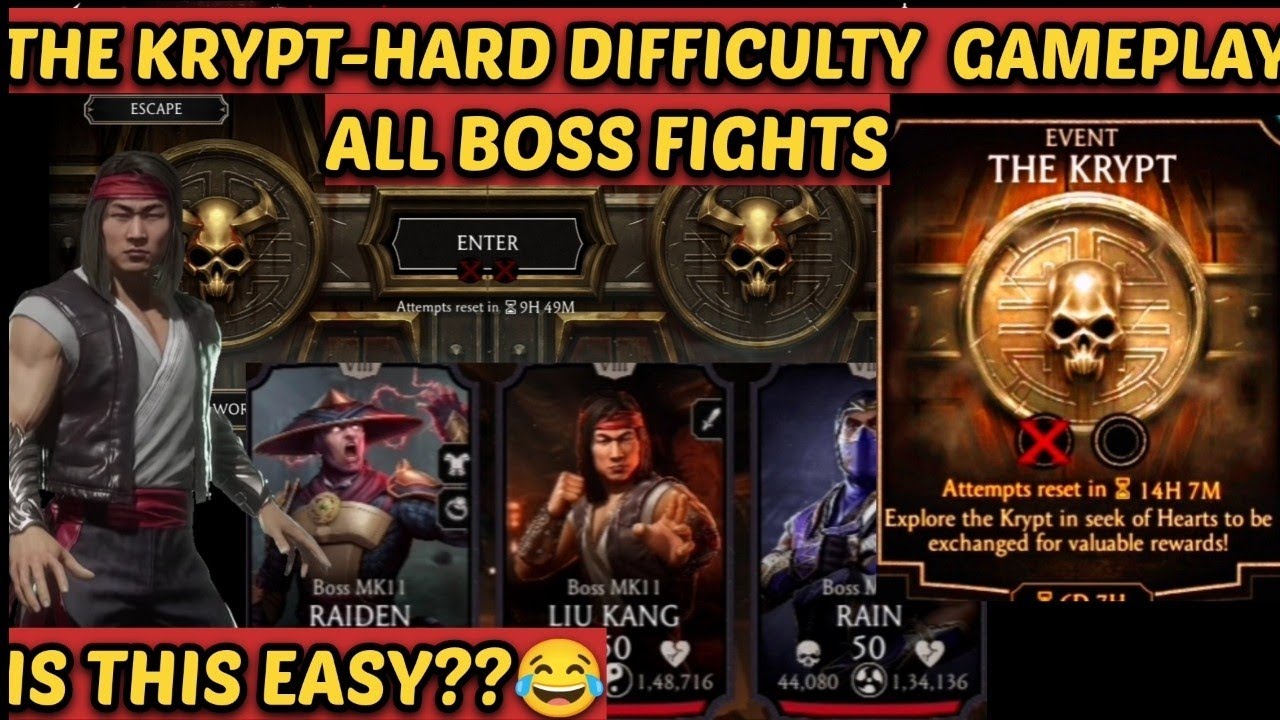 mk mobile | mk mobile the crypt gameplay | mk mobile new update - YouTube