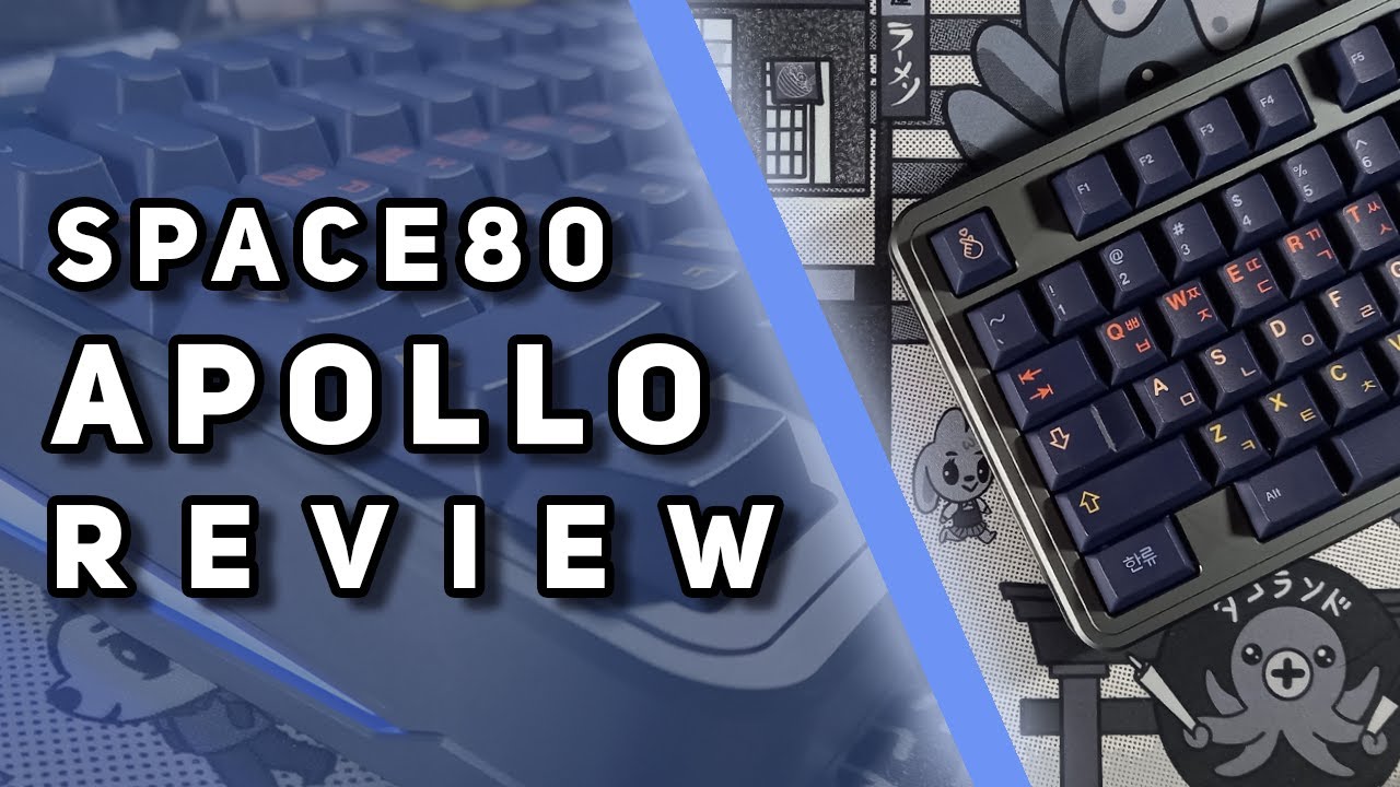 THIS KEYBOARD IS OUT OF THIS WORLD - Space80 Apollo Review - YouTube