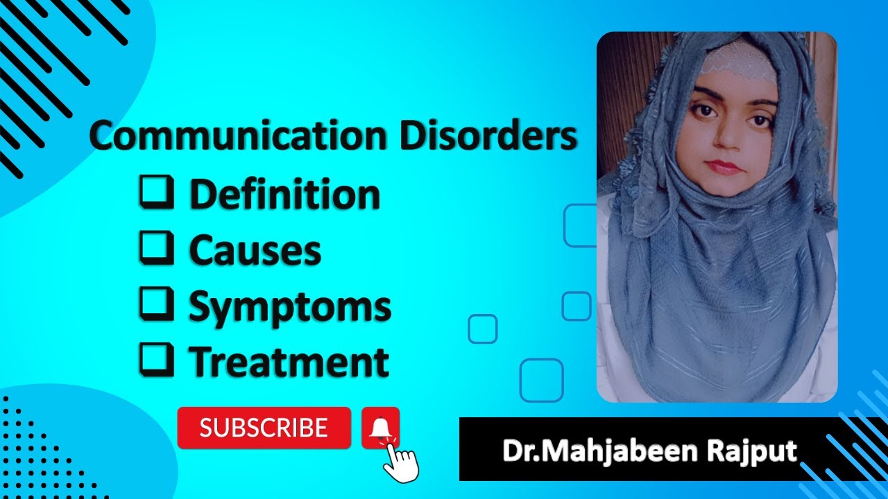 Introduction Of Communication Disorder Neurodevelopmental Disorder Dsm 5 Urduhindi Youtube