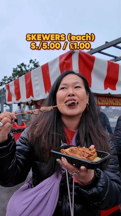 Trying local Peruvian street food for the first time! (Street food tour ...