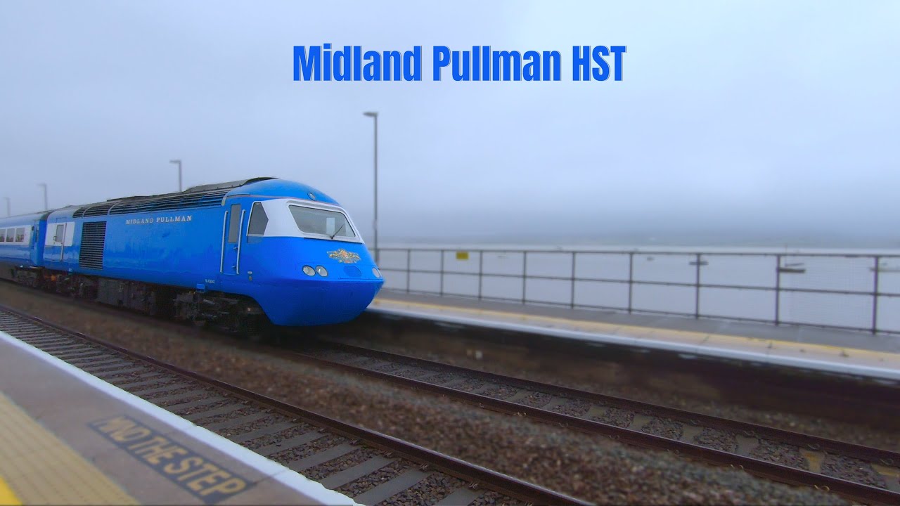 Midland Pullman HST in the Nanking Blue livery - YouTube