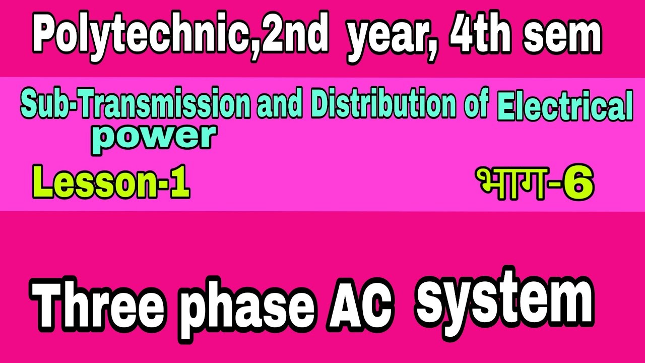 Three phase ac system/three phase three wire system. - YouTube