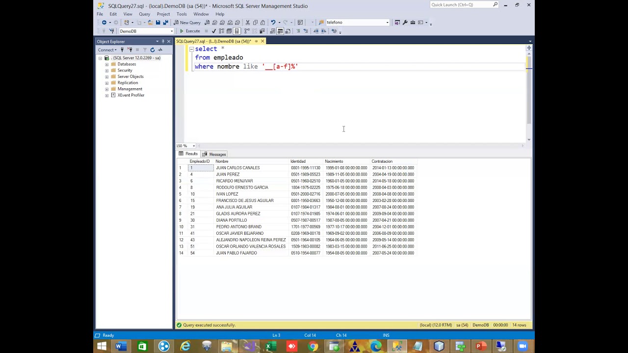 DB1 2.6 where ( Parte 2 ) - YouTube