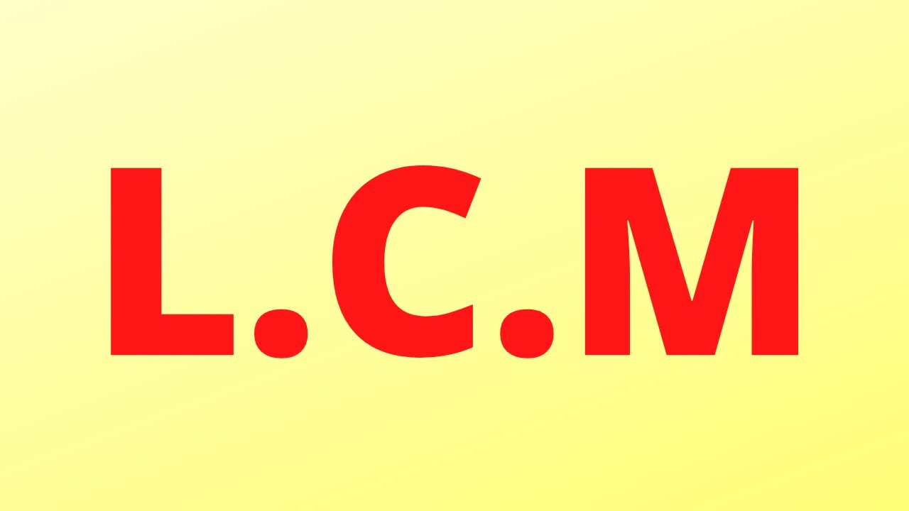 How To Find The Lowest Common Multiple Of Two Numbers YouTube How To Find The Lowest Common Multiple Of Two Numbers YouTube