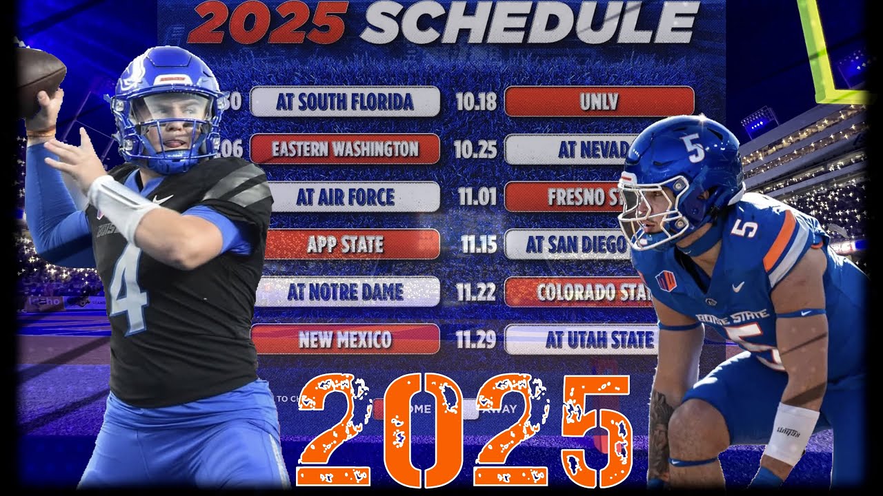 Boise State Football Schedule Prediction & Preview! BSU HEADED BACK TO ...