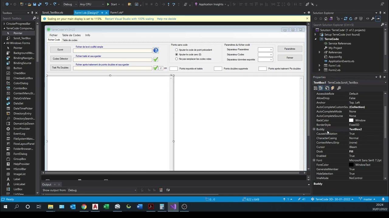 scrolling two textbox simultaneously vb.net - YouTube