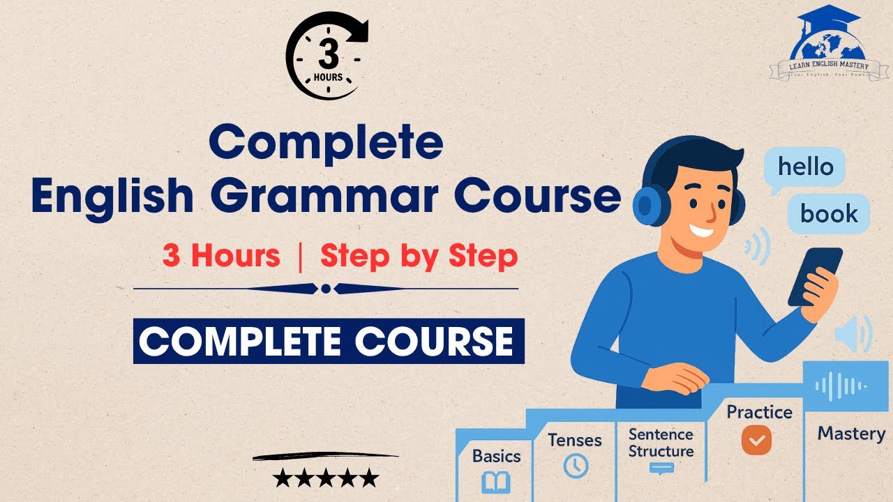 Complete English Grammar Course | Learn English Step by Step (3 Hours ...