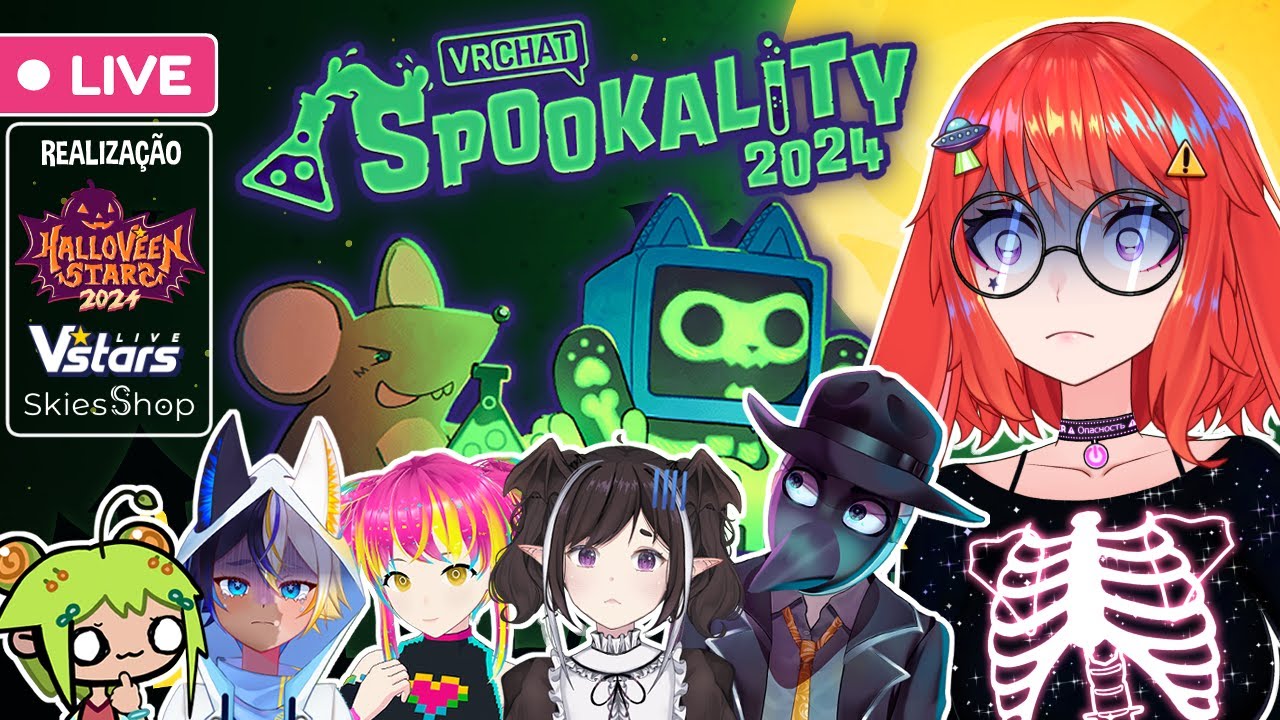 Desbravando os MAPAS DE TERROR do Spookality 2024 no VRChat! # ...