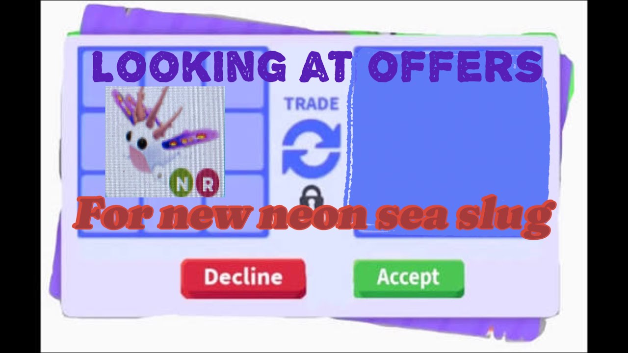 Looking at offers for the new neon sea slug! - YouTube