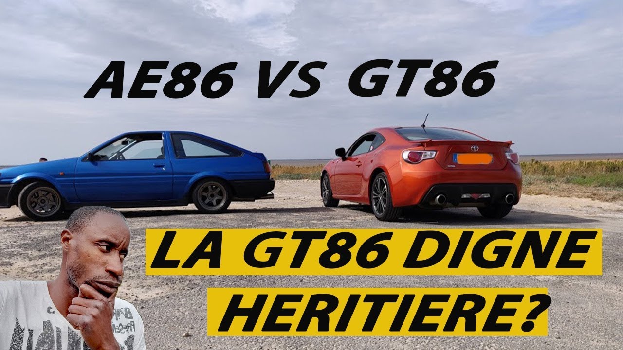 AE86 VS GT86: Le match des générations de sportives Toyota - YouTube