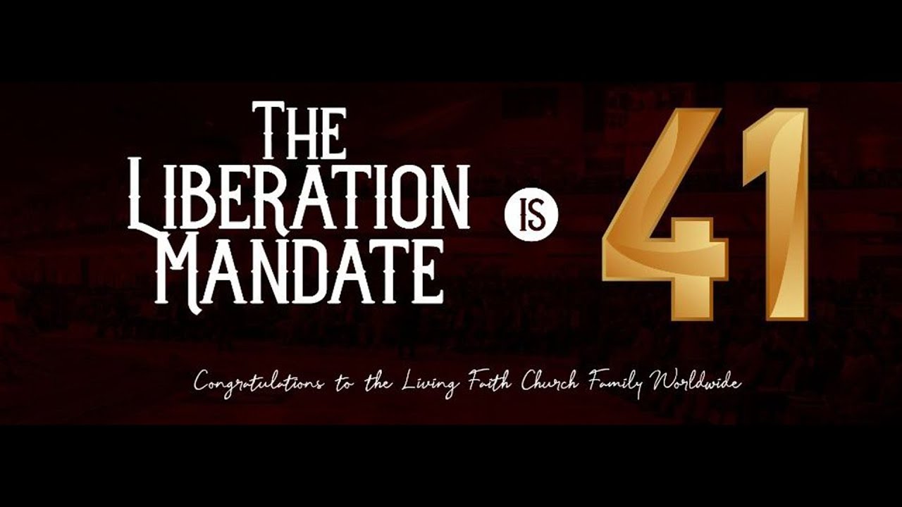 LIBERATION MANDATE @ 41: CELEBRATION SERVICE | 2, MAY 2022 - YouTube