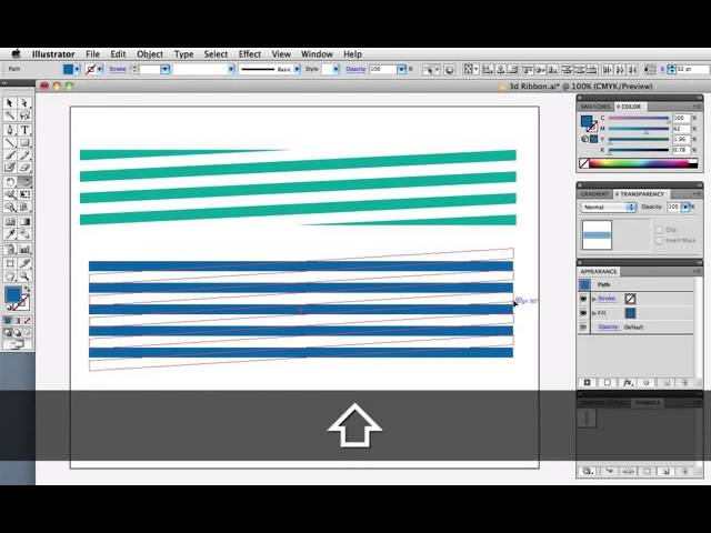 Quick Tip How To Make 3d Ribbons In Adobe Illustrator Envato Tuts
