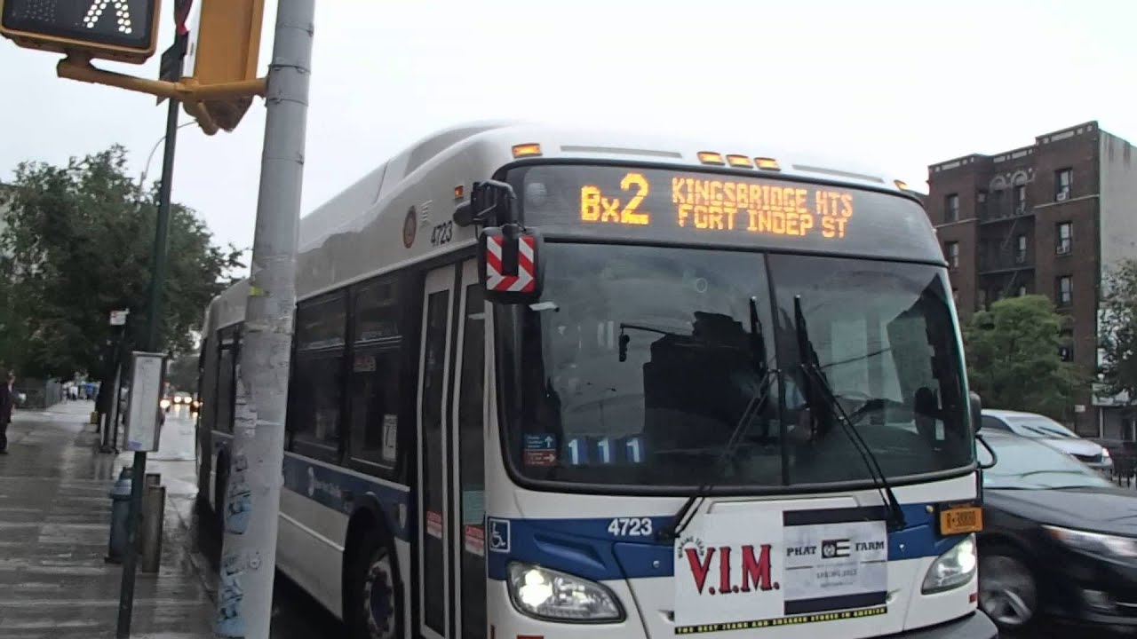 MTA New York City Bus New Flyer XD60 4723 on the Bx2 - YouTube