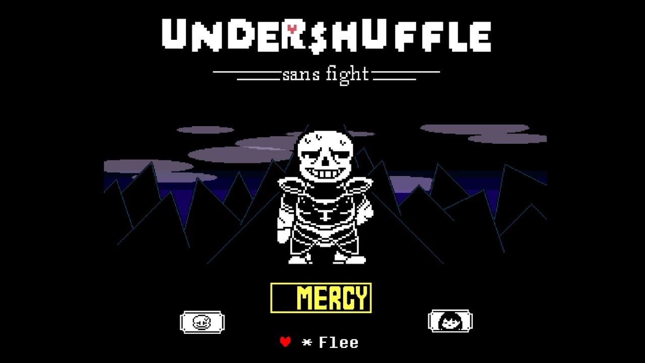 I Finally beat Sans Undershuffle Sans fight - YouTube