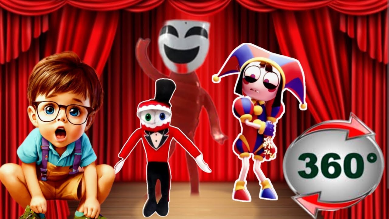 VR 360! Play the game: "Find me"! Amazing digital circus! Pomni 2 ...