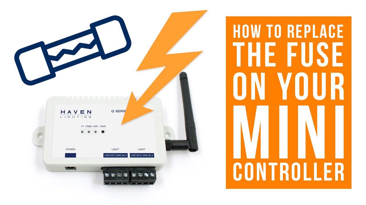 How to replace the fuse on a Mini Controller - YouTube