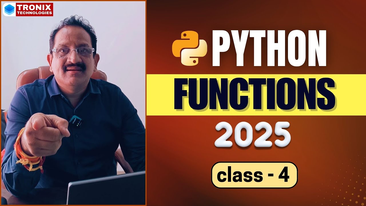 Python Functions Class 4 Python Telugu For Beginners Python 2025