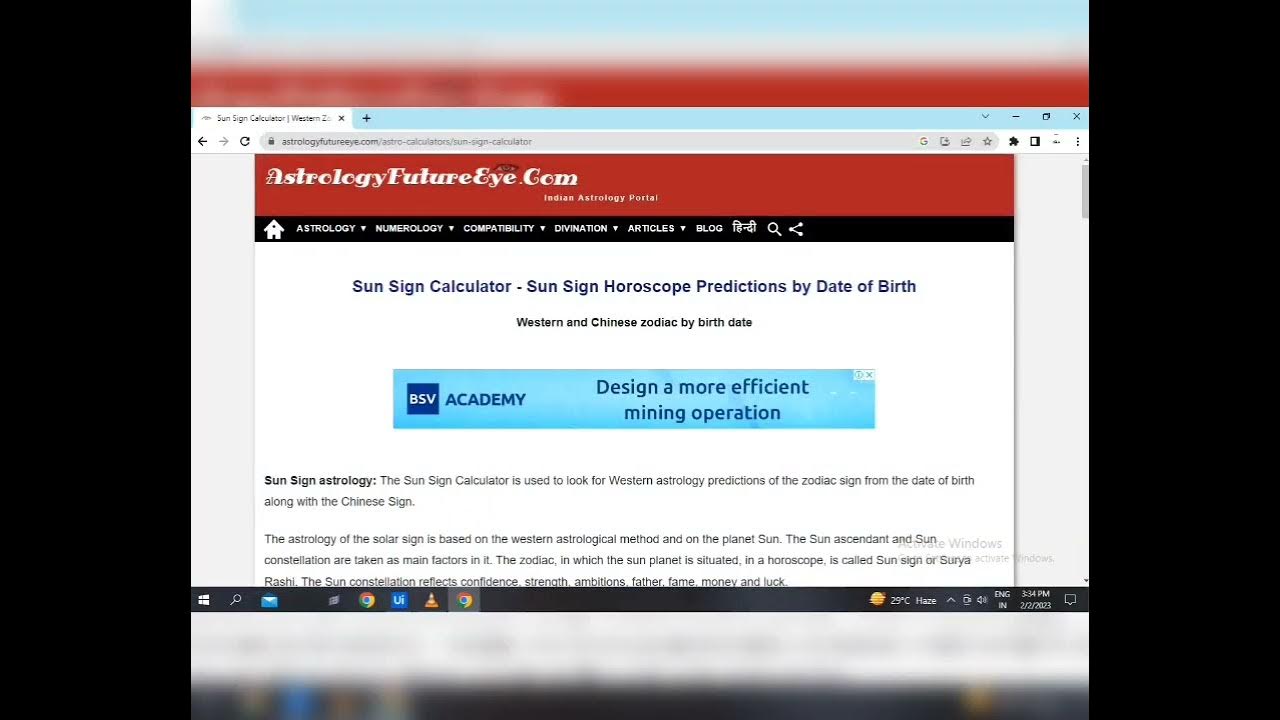 zodiac sign bot | using uipath studio| #sun-sign calulator - YouTube