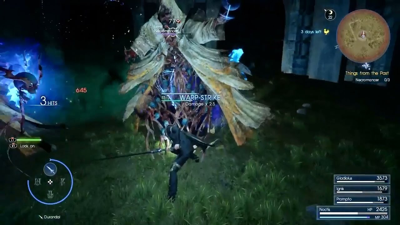 [PS4] Final Fantasy XV - Necromancer Lv.41 ･ﾟ･(つД`)･ﾟ･ - YouTube