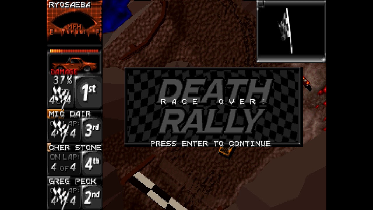 Nostalgia - Death Rally (Classic) - Gameplay - #01 - YouTube