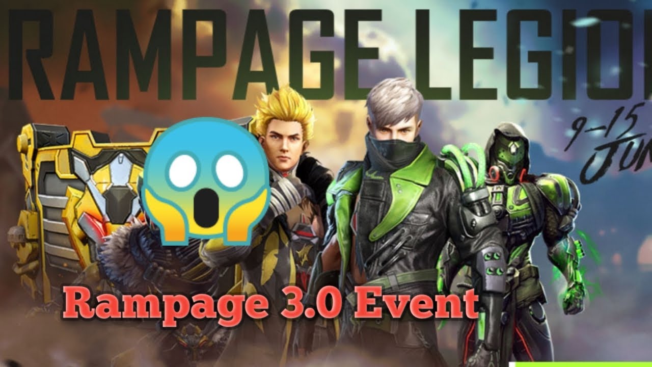 Free Fire New Rampage Logion Event How To Get Rampage Event Bundle ...